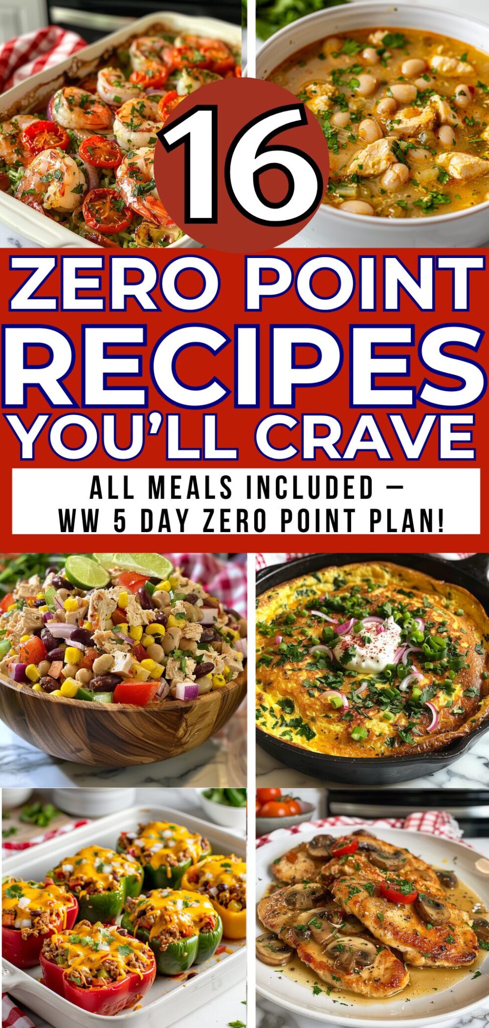 Weight Watchers 5 Day Meal Plan Using Only Zero Point Foods (with Recipes!)