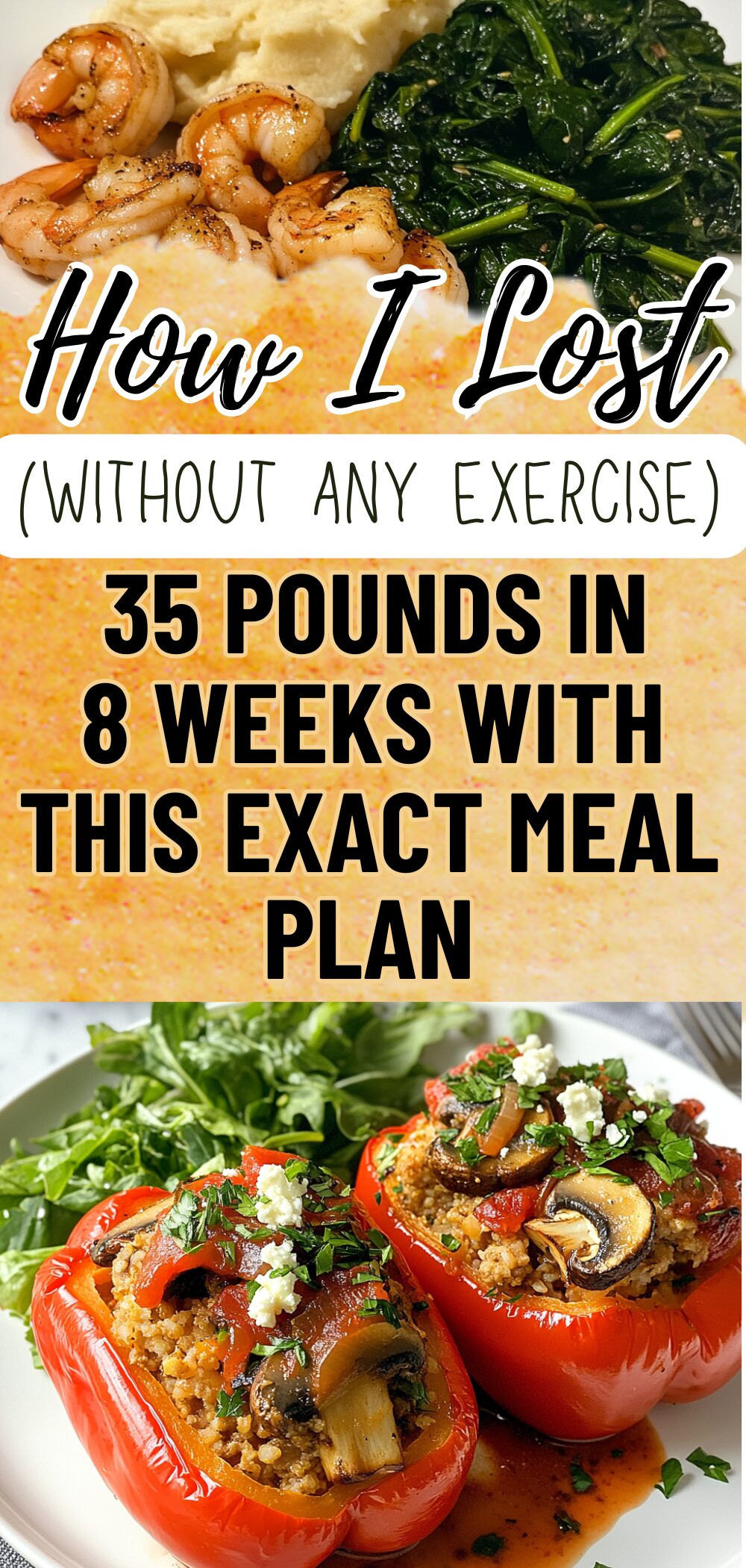 8 Week Weight Watchers Meal Plan to Lose 35 Pounds Fast