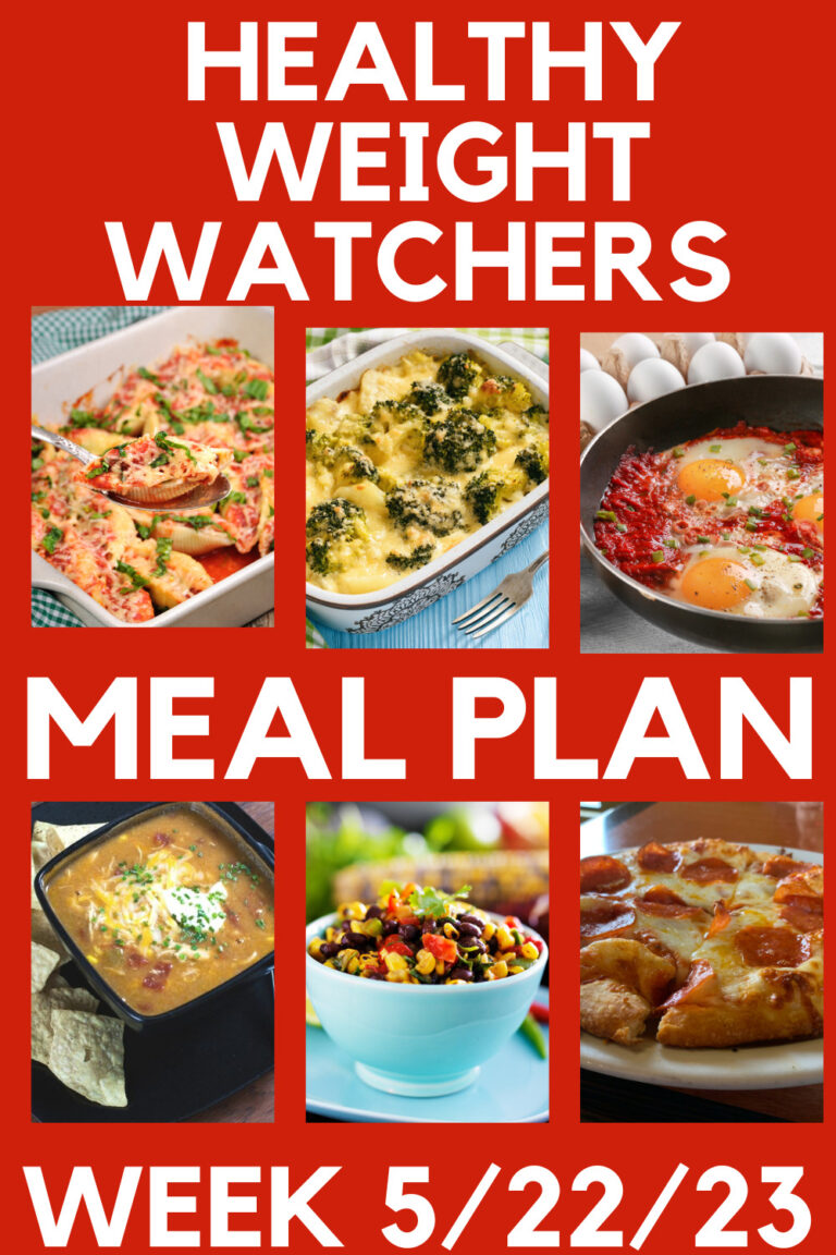 Delicious Weight Watchers Menu Suggestions