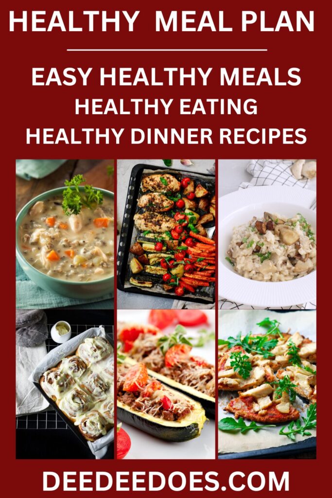 Healthy Weekly Meal Plan | Healthy Eating | Easy Healthy Meals ...