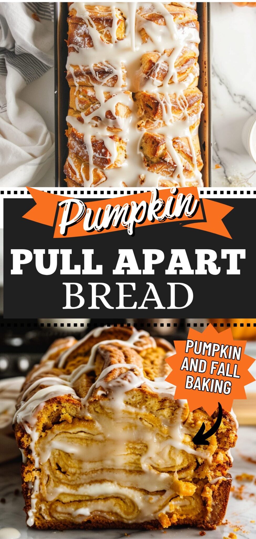 Pumpkin Spice Pull-Apart Bread with Cream Cheese Filling – Pumpkin ...