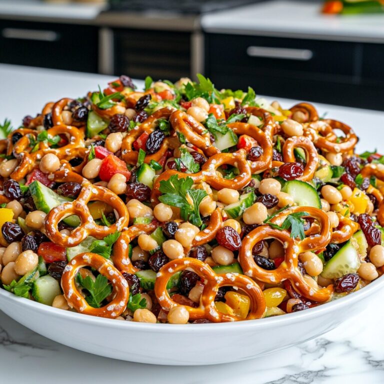 Crunchy Dense Bean Salad with Pretzels and Dried Cranberries | High ...