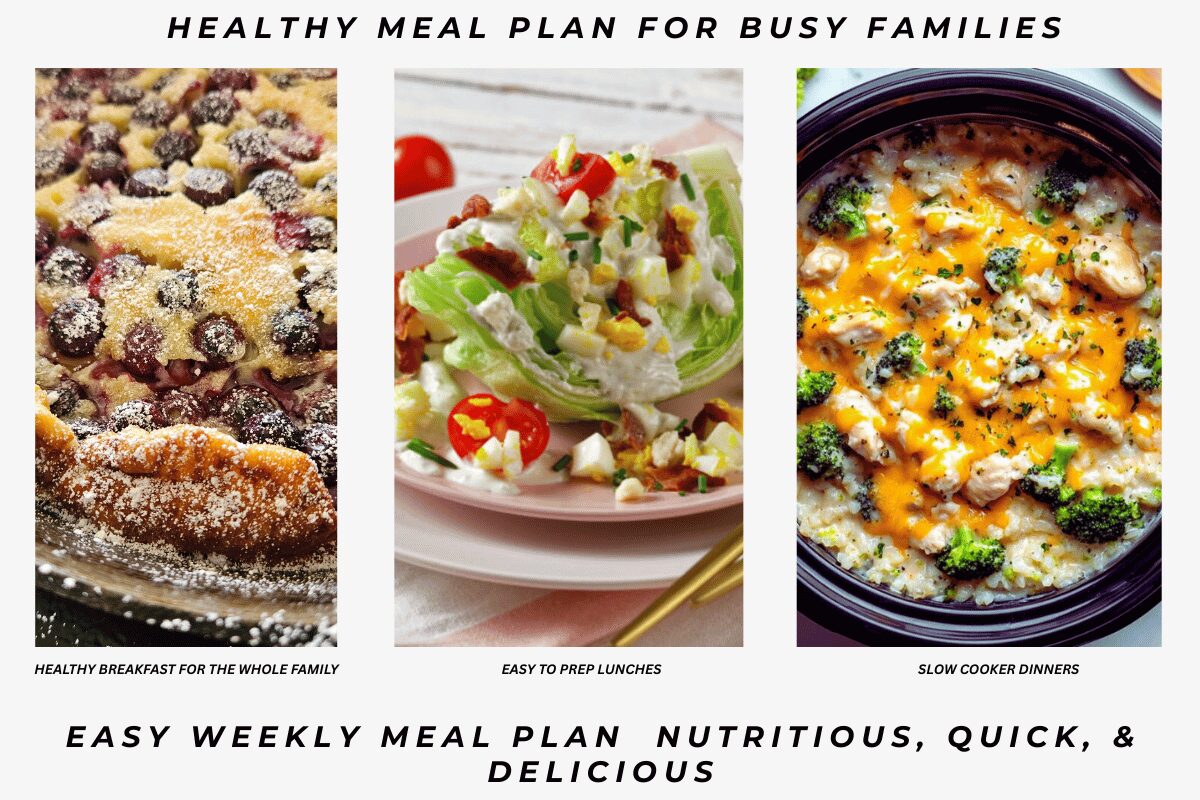 Healthy Weekly Meal Plan for Busy Families | Easy Meals & Tips