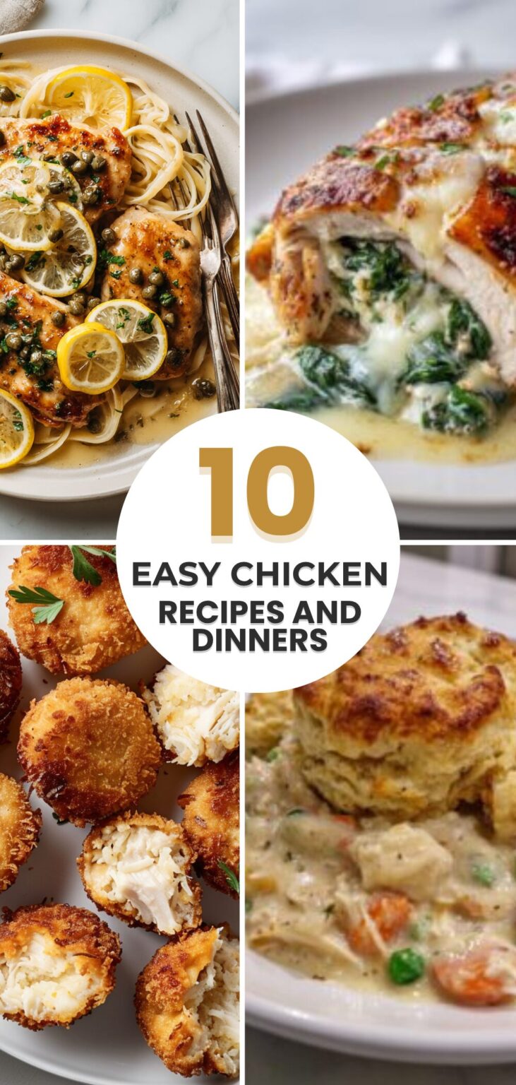 10 Easy Chicken Dinner Recipes for Busy Weeknights