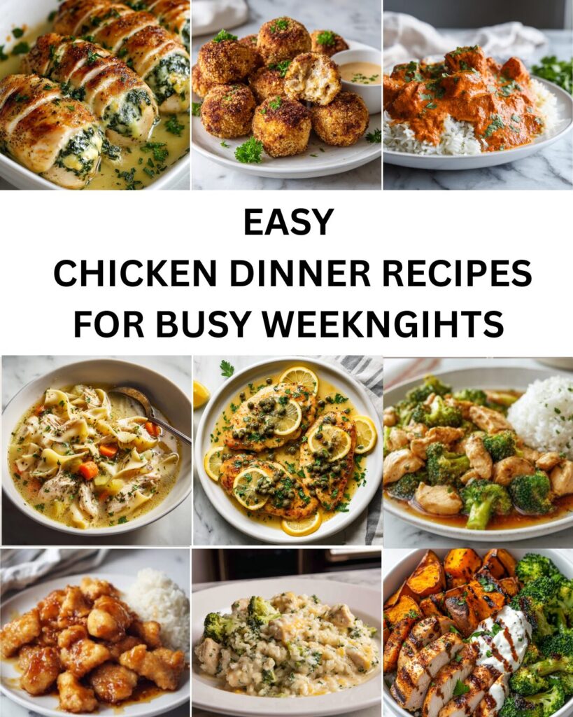 10 Easy Chicken Dinner Recipes for Busy Weeknights
